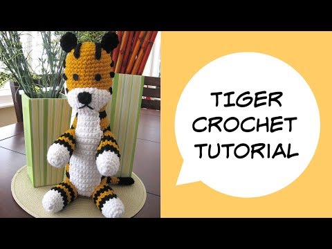 Hobbes Amigurumi - Tiger Crochet Pattern - Free - Ami Amour