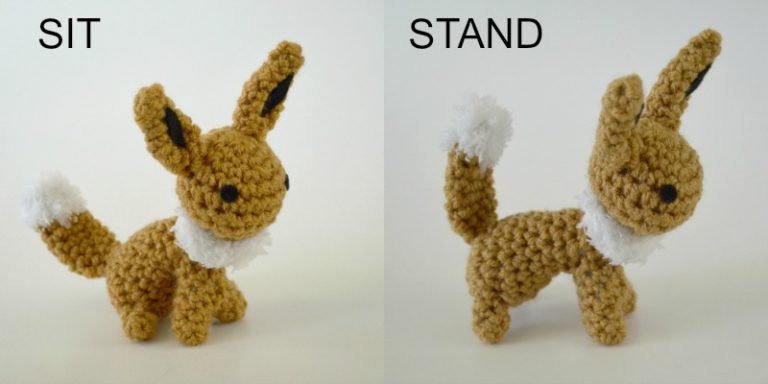 Eevee Amigurumi Crochet Pattern - Free - Ami Amour