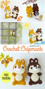 Crochet Chipmunk Amigurumi Pattern - FREE - Ami Amour