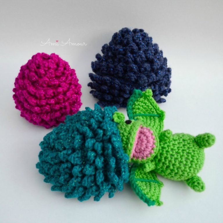 Crochet Dragon Egg with Surprise - FREE Amigurumi Pattern - Ami Amour