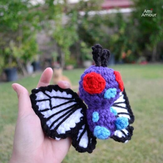 Butterfree Amigurumi - Pokemon Crochet Pattern - FREE - Ami Amour