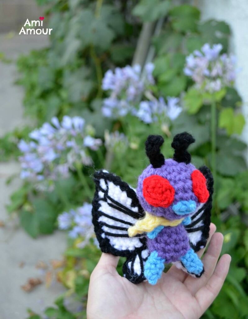 Butterfree Amigurumi - Pokemon Crochet Pattern - FREE - Ami Amour