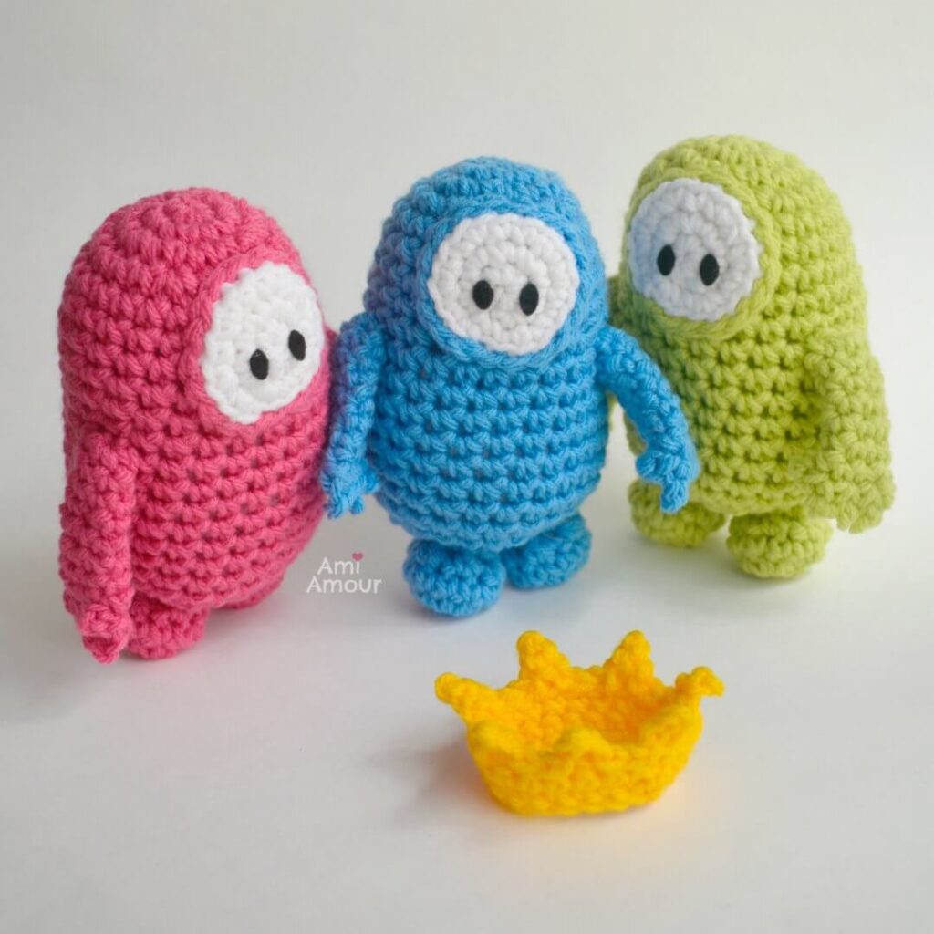 Fall Guys Amigurumi Crochet Pattern - FREE - Ami Amour