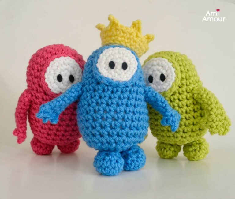 Fall Guys Amigurumi Crochet Pattern - FREE - Ami Amour