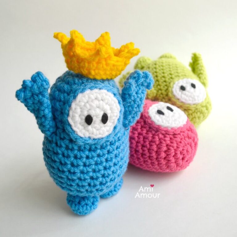 Fall Guys Amigurumi Crochet Pattern - FREE - Ami Amour