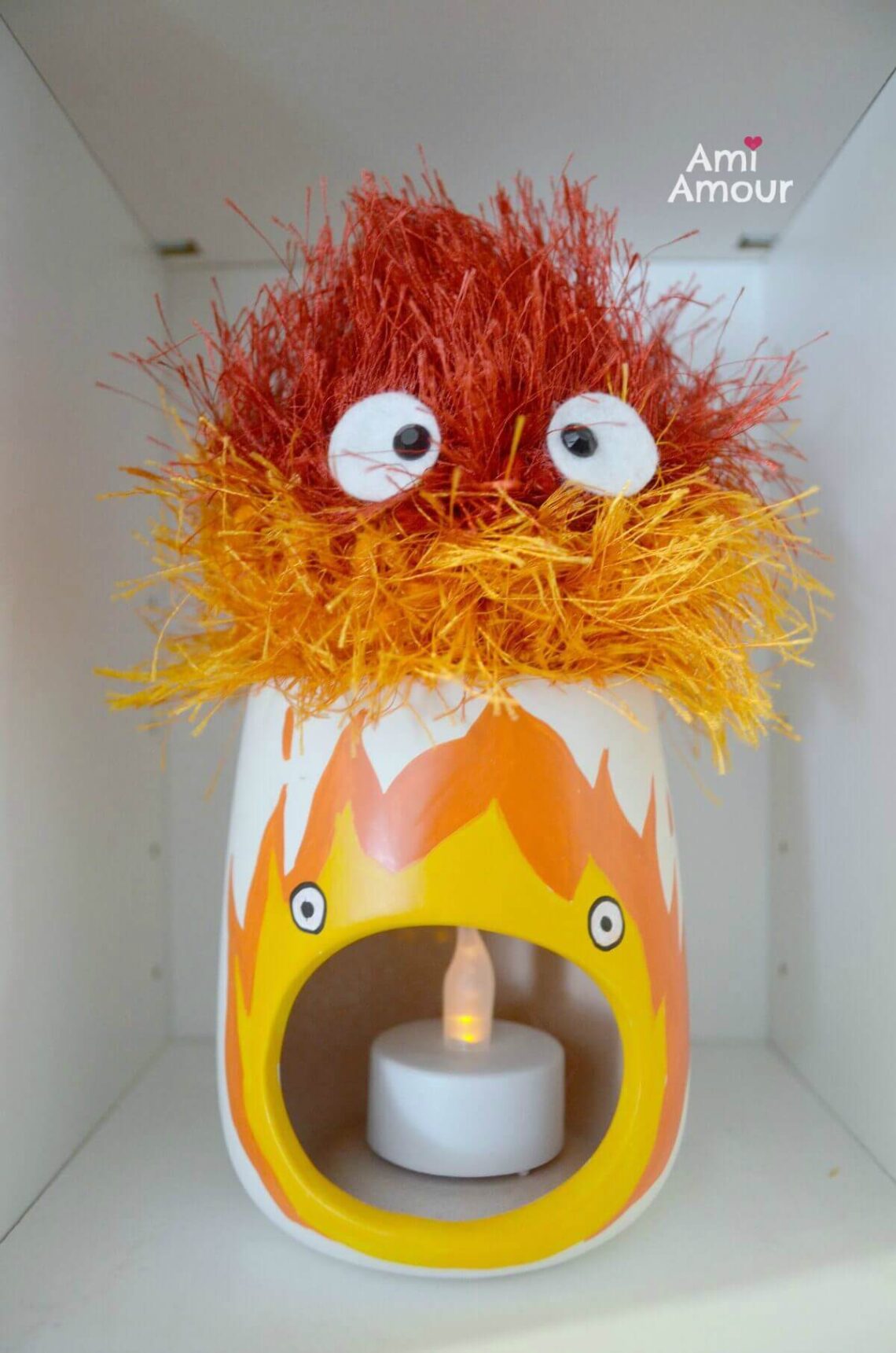 Calcifer Amigurumi - Fire Crochet Pattern - FREE - Ami Amour