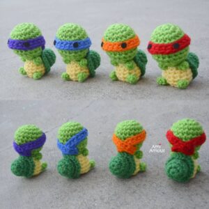 Ninja Turtle Amigurumi - Free Crochet Pattern - Ami Amour