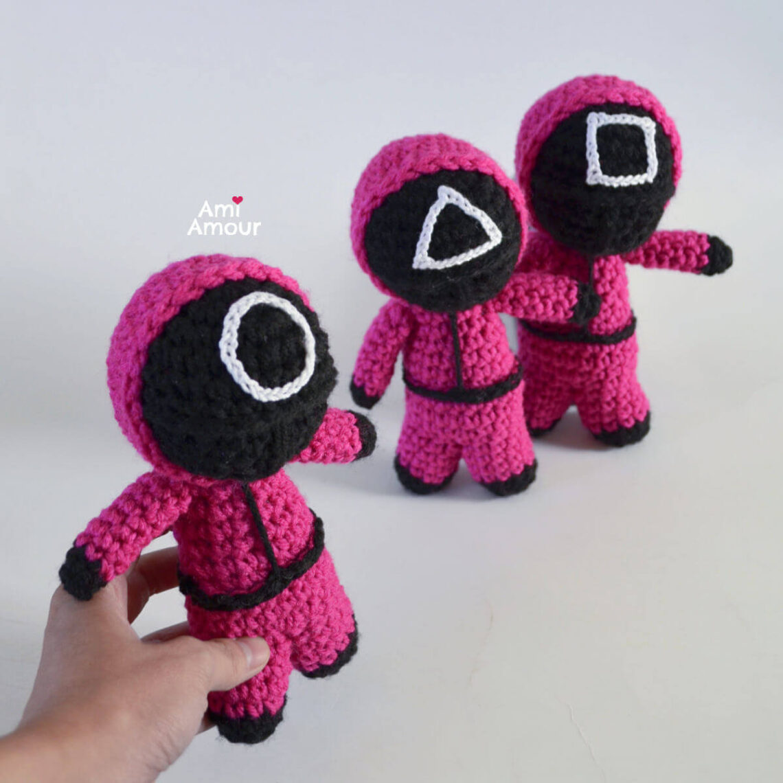 Squid Game Amigurumi - Free Crochet Pattern - Ami Amour