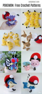 Gengar Amigurumi - Pokemon Crochet Pattern - FREE - Ami Amour