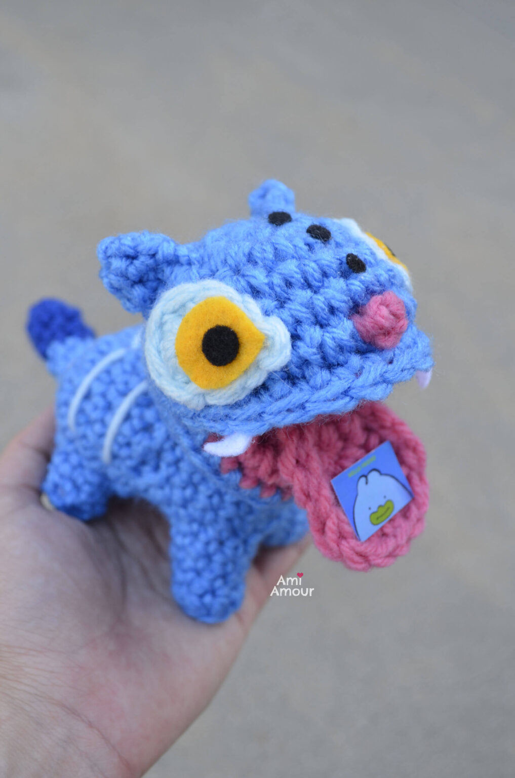Derpy Tiger Crochet Pattern - Kpop Demon Hunters - FREE - Ami Amour