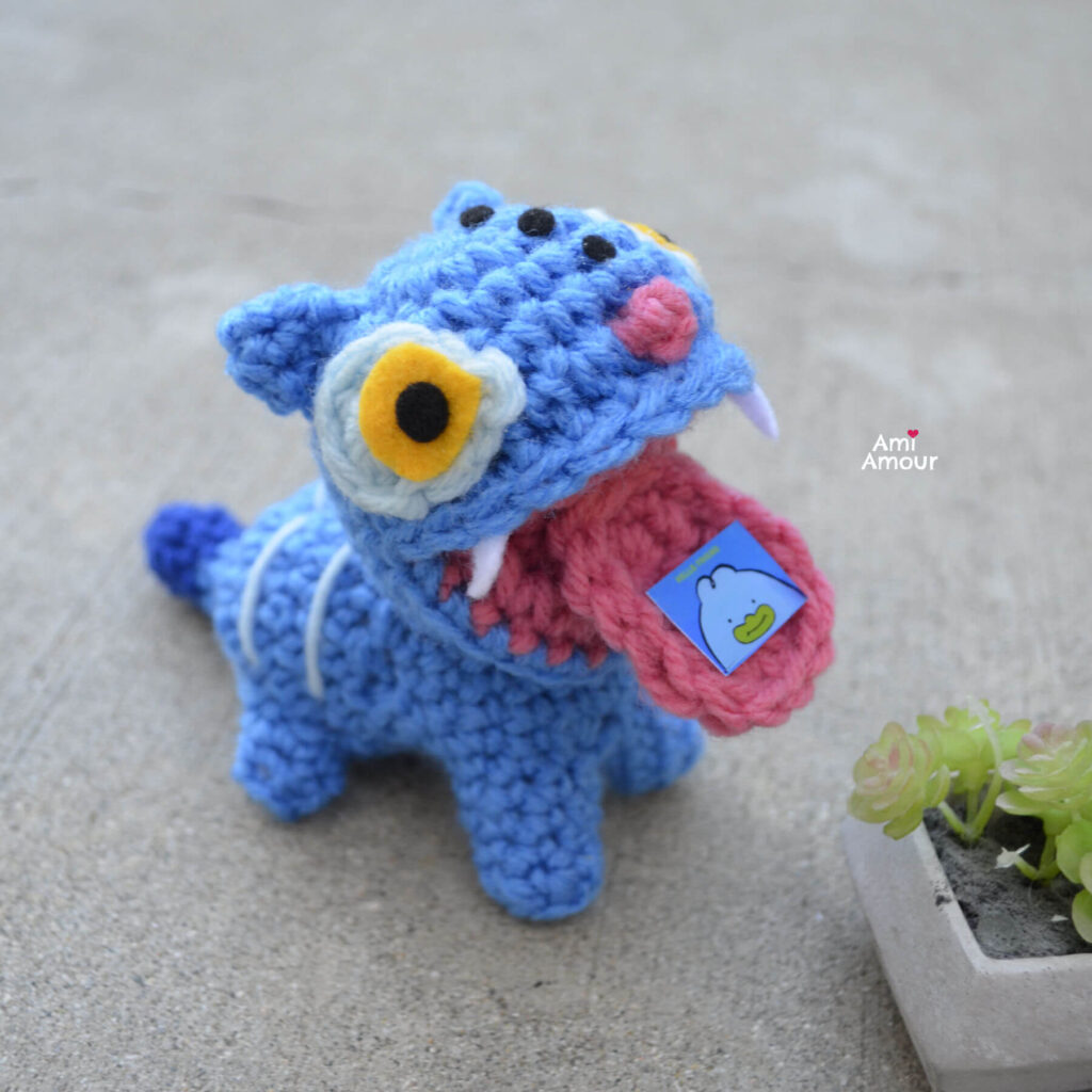 Derpy Tiger Crochet Pattern - Kpop Demon Hunters - FREE - Ami Amour