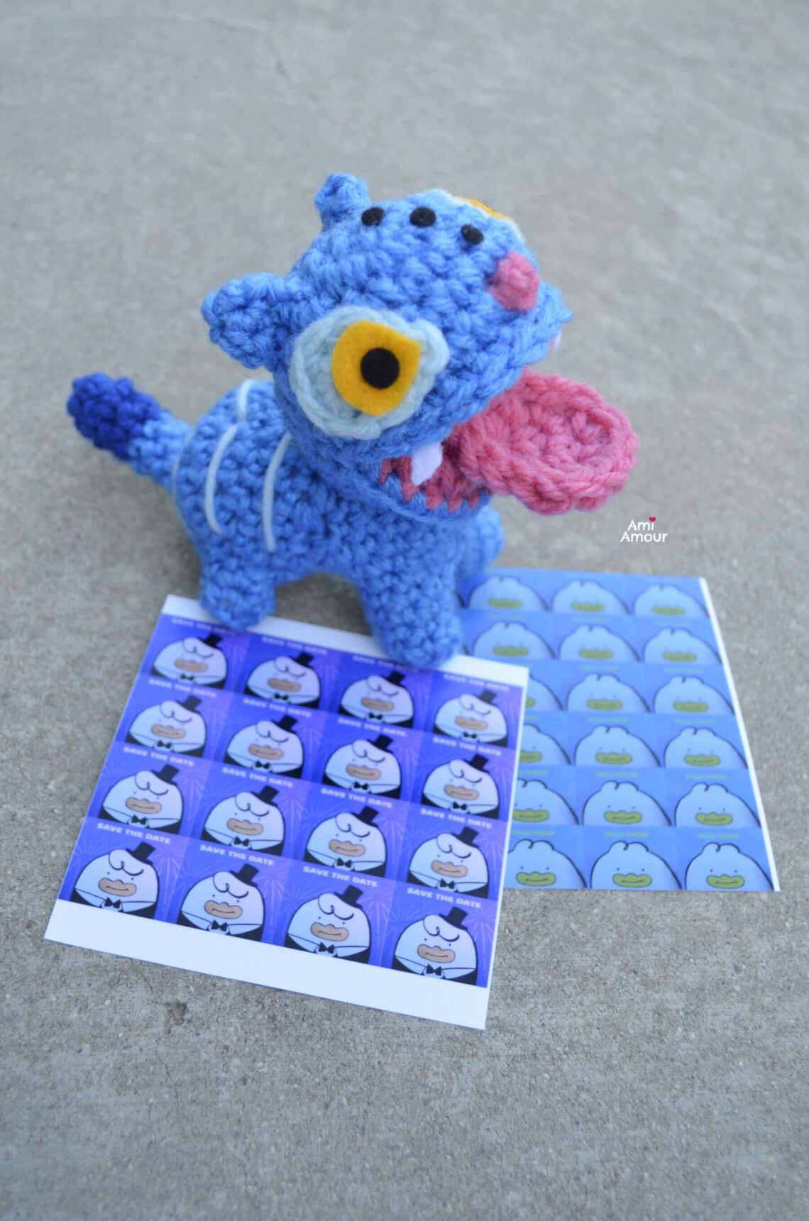 Derpy Tiger Crochet Pattern - Kpop Demon Hunters - FREE - Ami Amour