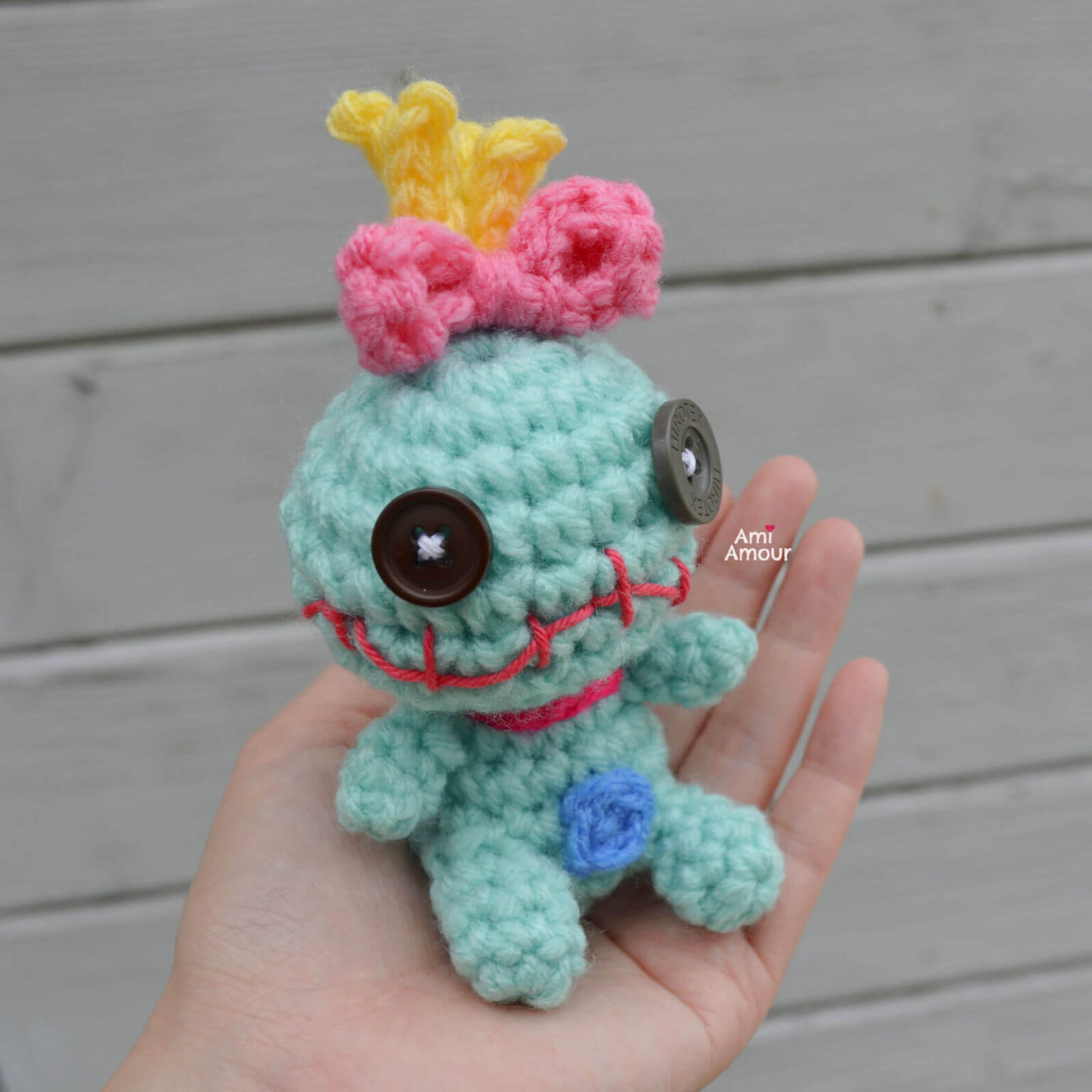 Scrump Amigurumi - Free Crochet Pattern Lilo and Stitch - Ami Amour
