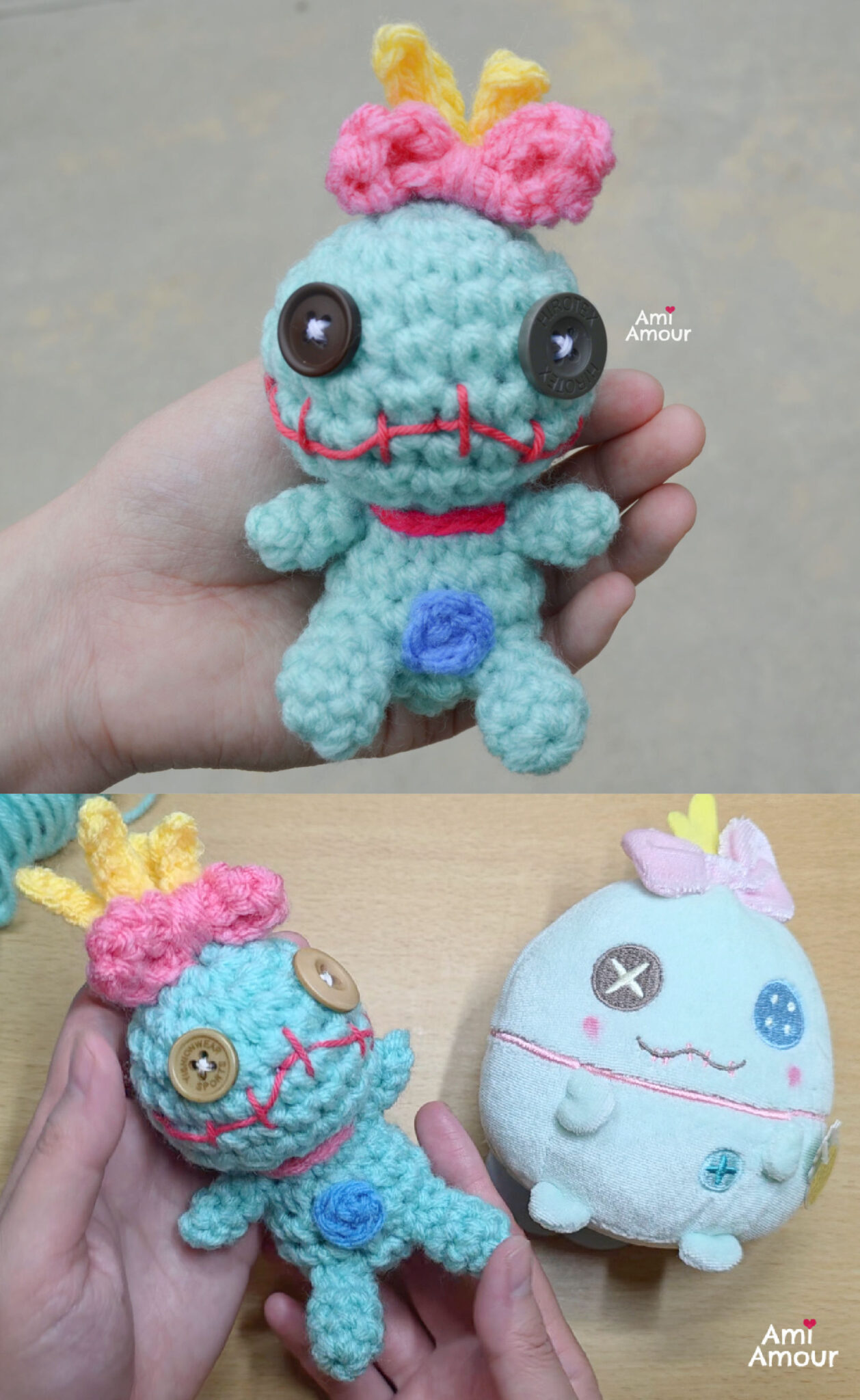 Scrump Amigurumi - Free Crochet Pattern Lilo and Stitch - Ami Amour