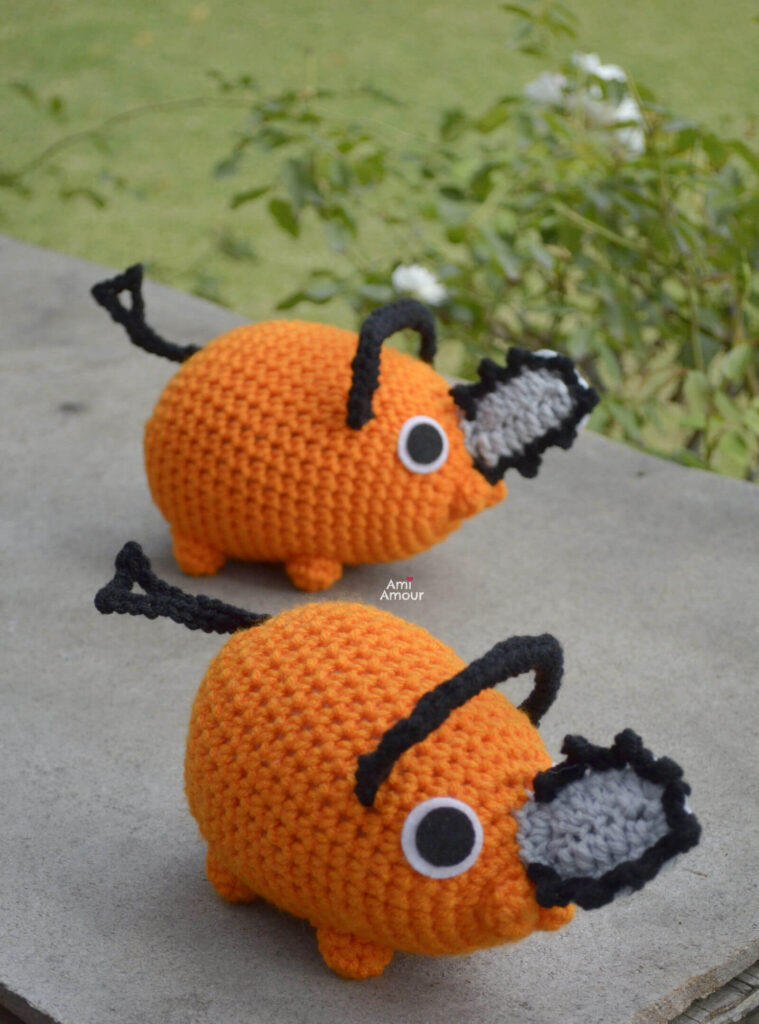 Pochita Crochet Pattern - Chainsaw Man - FREE - Ami Amour
