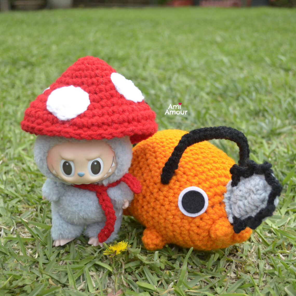 Pochita Crochet Pattern - Chainsaw Man - FREE - Ami Amour